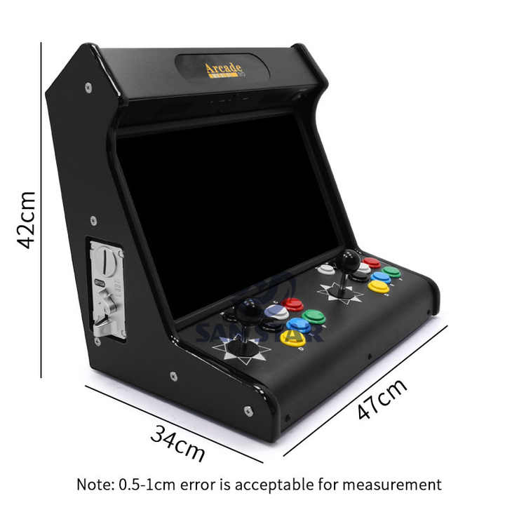 2 Player Bartop Arcade Machine - 6000+ Games & SD Card Support