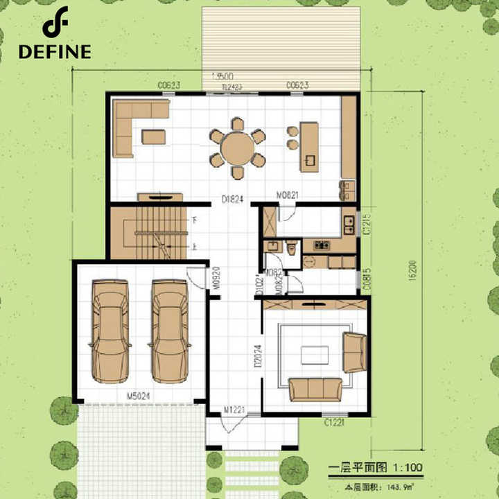 Luxury Turnkey Solution - Two Story Prefab Concrete House