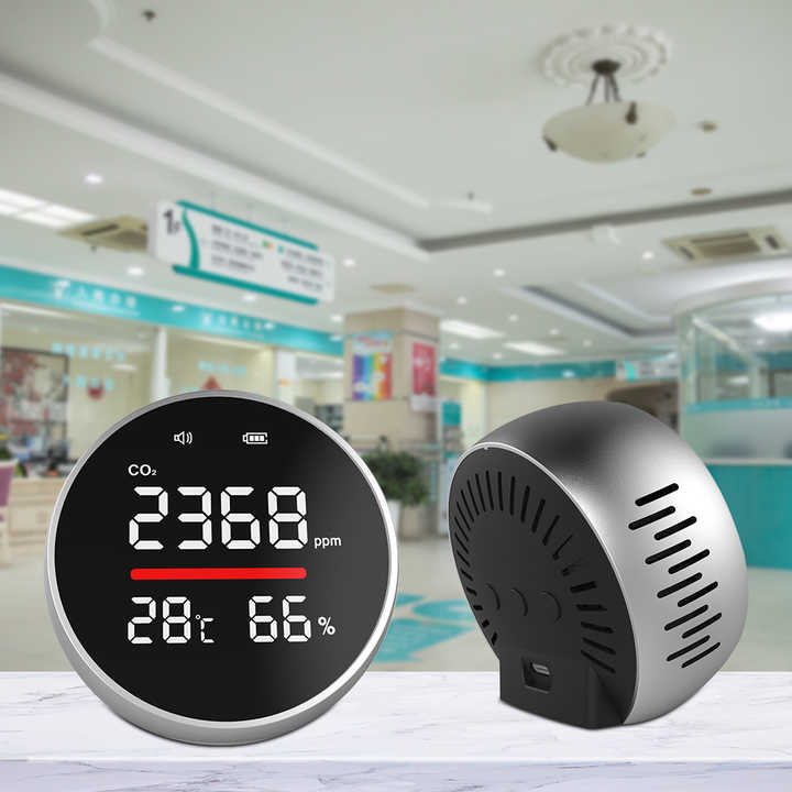 Mini Digital CO2 Meter Accurate Detection of Carbon Dioxide Temperature ...