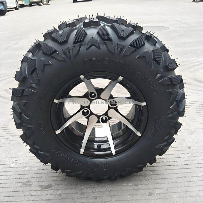 12 Inch ATV Tires with Aluminum Alloy Wheel Hub - High-quality