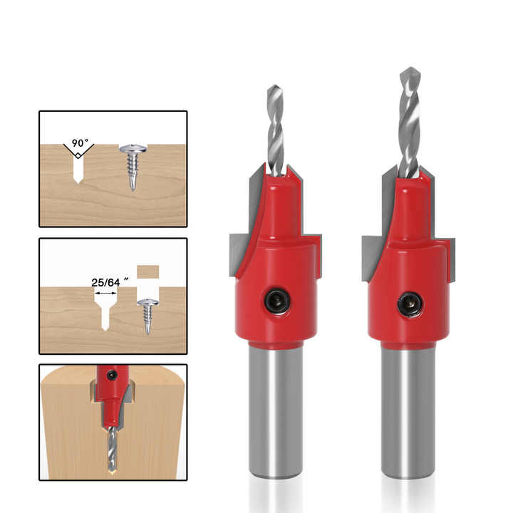 Countersink router bit store