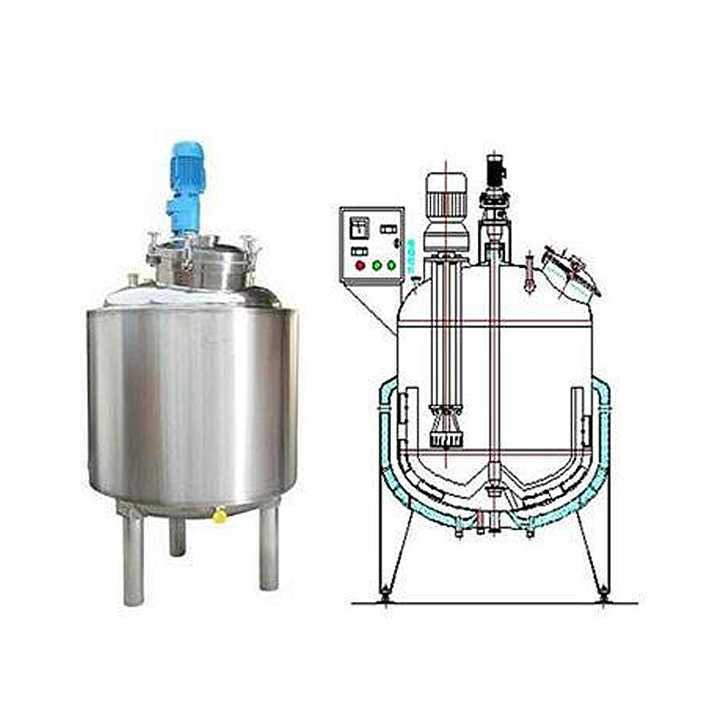 100L Stainless Steel Jacketed Crystallizer Reactor for Oil Processing ...