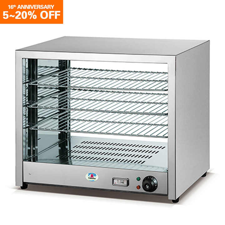 Stainless Steel Hot Food Display Showcase - FLAMEMAX