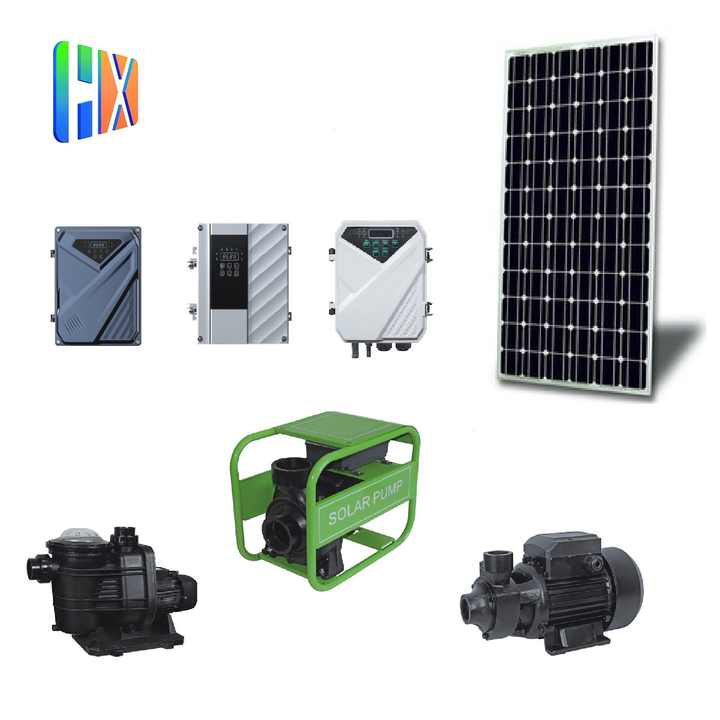 Factory Manufactured 1500W Solar Water Pump High Pressure 2HP 110V for Agriculture Surface ...