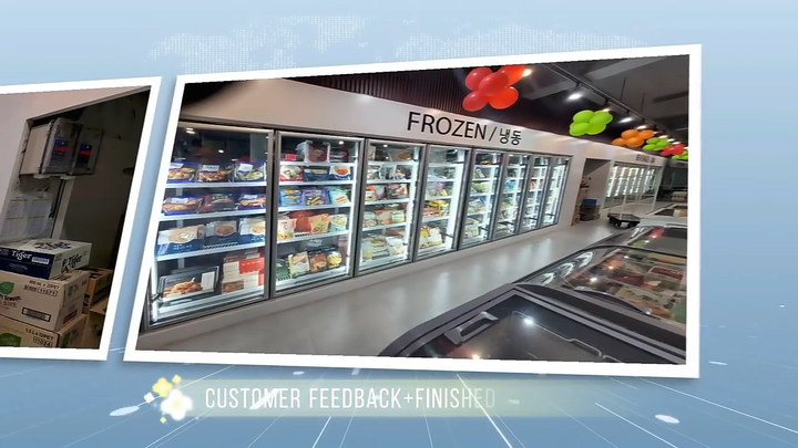 Cold Storage Room Display Freezer/display Walk In Cooler With Glass ...