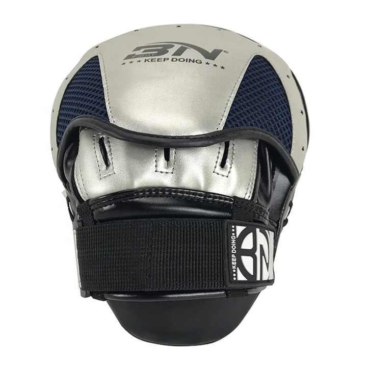 BN Curved Hand Target Shield Silver Training Hand Pads Focus Pads for ...