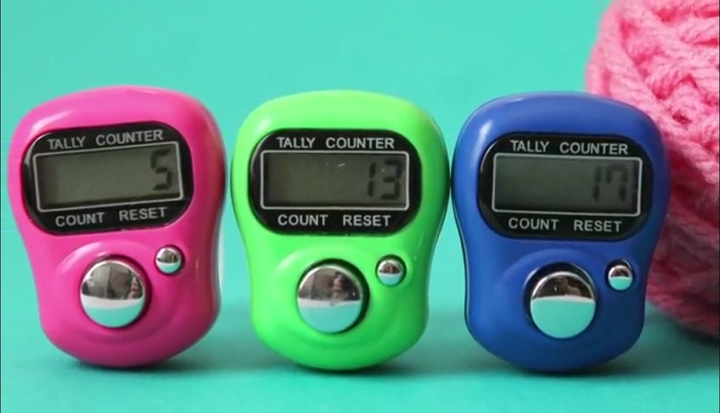 Mini Plastic Tally Counter For Muslim Meter Length Count - Buy Tally ...