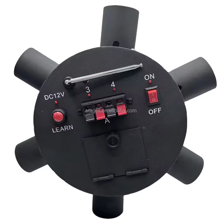 Remote Control Fireworks Fountain Pyrotechnics Double Wheels Electric ...