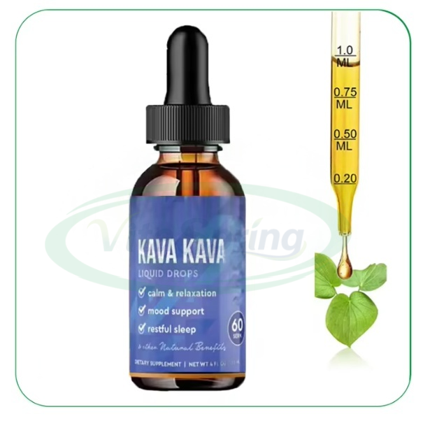 VitaSpring OEM Kava Kava Root Liquid Extract 70% Drops Ashwagandha ...