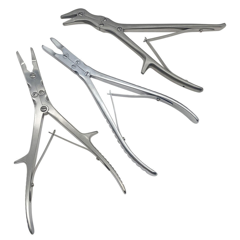 180mm/240mm Orthopaedics Double Joint Rongeurs Bone Rongeurs Straight ...