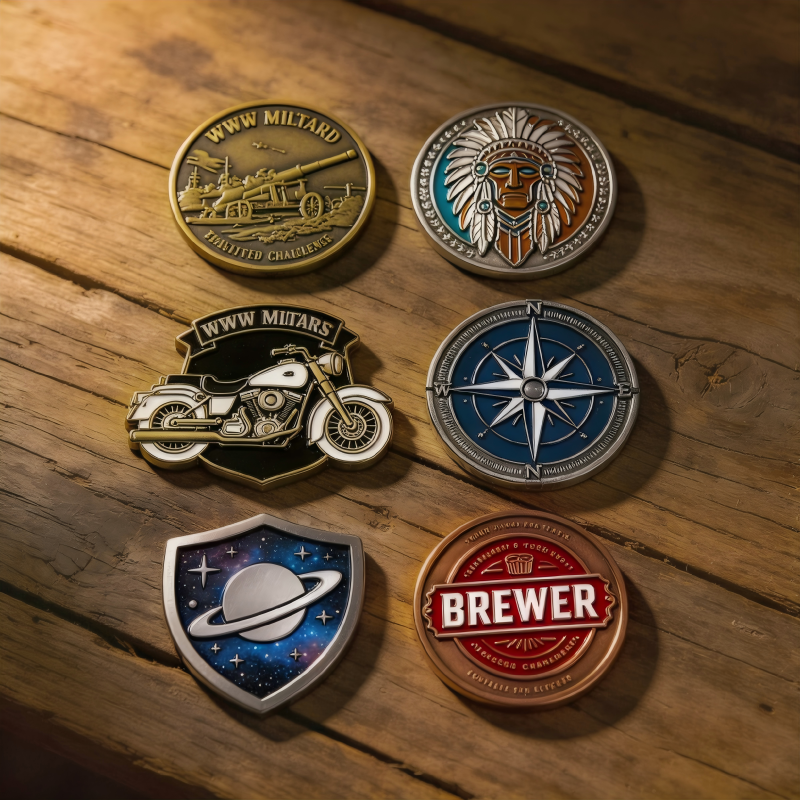Make Your Own Logo Metal Challenge Coin Gold Silver Plated Custom ...