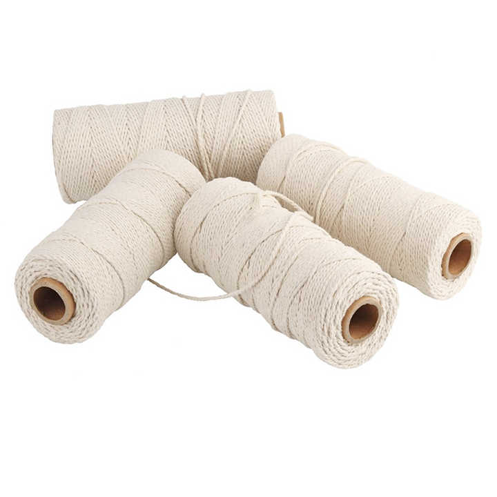 Multi Colored Macrame Cotton Cord 1mm - Durable & Versatile