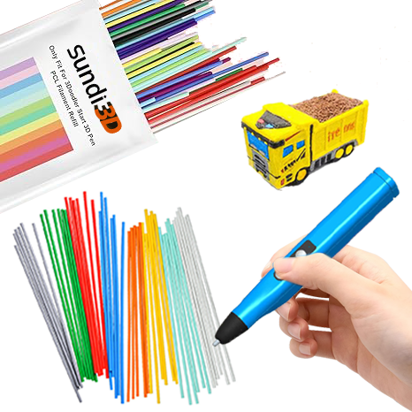 3D Pen Filament PLA PCL Plastic - 10 Colors for Creativity