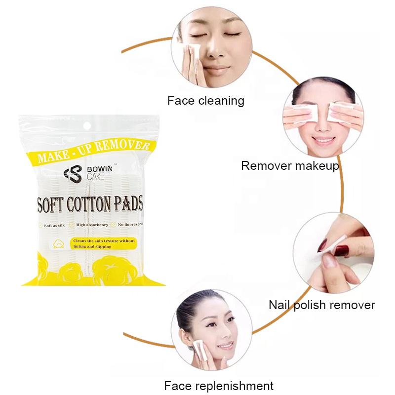 Disposable Ultra Soft Lint Free Cotton Pads Wholesale Makeup Toner Nail ...