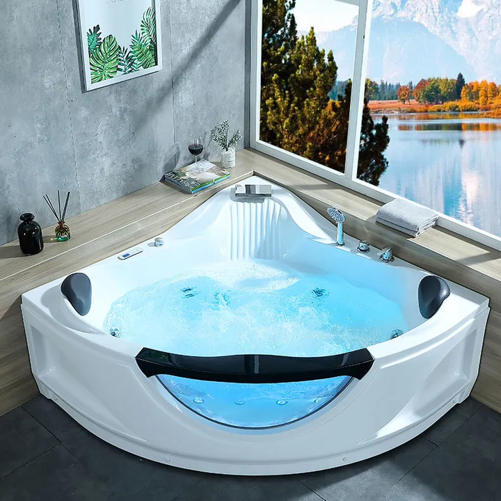 Cheap Outdoor Corner Whirlpool Bathtub Spa Tubs - Massage