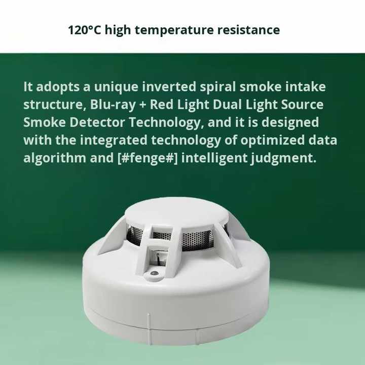 DC12/24V Industrial Fire Alarm Heat Sensor Relay Output 4 Wired Heat ...
