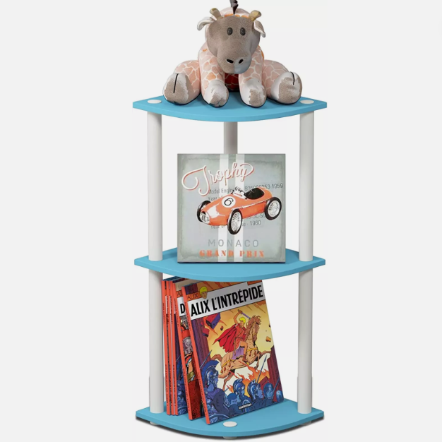 Small 3-Layer Open Corner Toy Book Display Rack Customized Multi ...