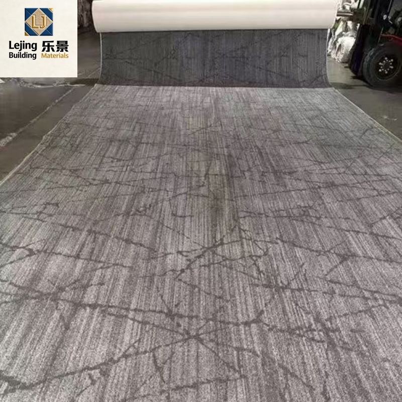 Printed High Pile Polyester Machine Made Wall Wall Hotel Lobby Carpet ...