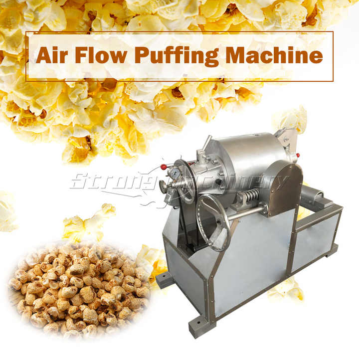 Automatic air Flow Puffed Cereal Rice Popcorn Machine| Alibaba.com