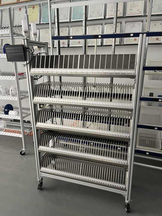 Smart Storage for PCB SMT Lighting - Intelligent Reel Shelves
