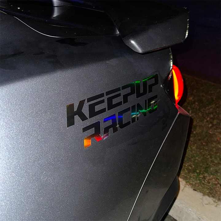 Weatherproof Laser Rainbow Effect Vehicle 3D Lettering Holographic ...