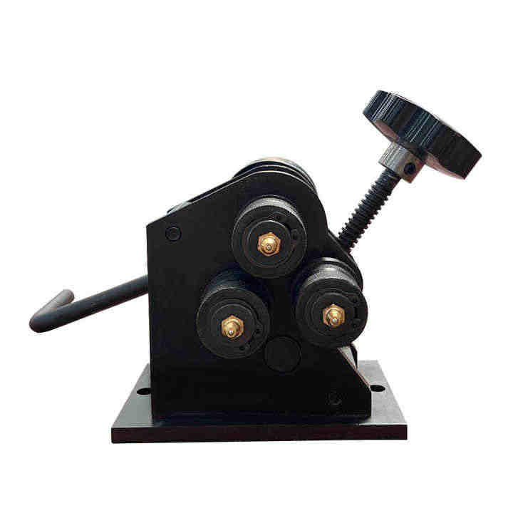 Manual Bending 1/4\" Round Steel Capacity Ring Roller Machine Used for ...
