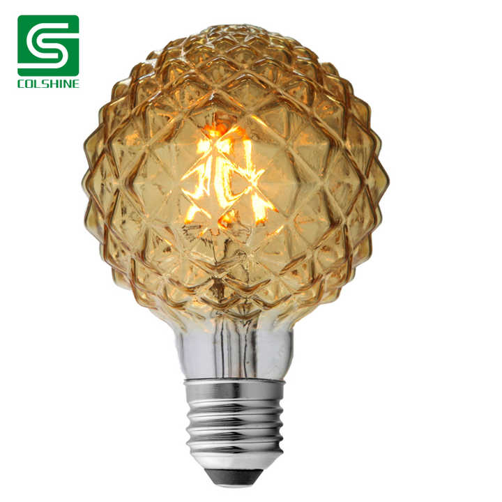 Pineapple Shape LED Filament Bulb with Warm Glow for Natural Room and ...