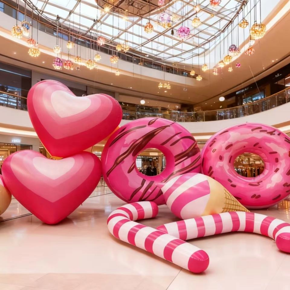 Customize Inflatable Pvc Balloon Inflatable Heart for Party Weeding ...