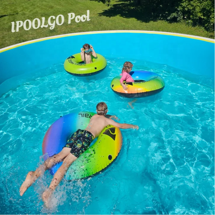IPOOLGO Inflatable Pool - Trendy, Durable & Fun for All