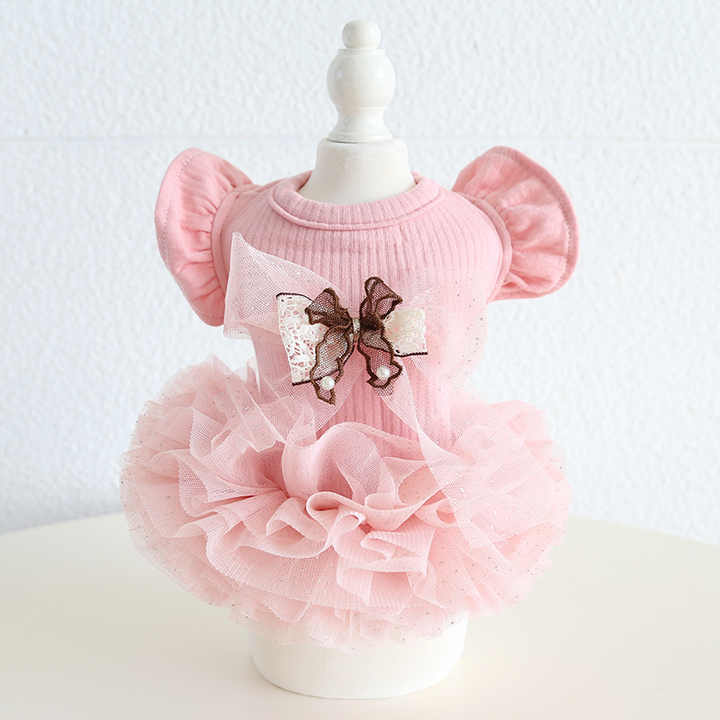 Princess Dog Clothes Glitter Ballet Sister dress 2025 Spring and summer ...