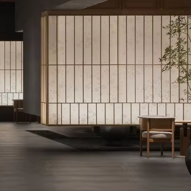 Washi Paper LED Light Panels for Decorative Wall Ambiance
