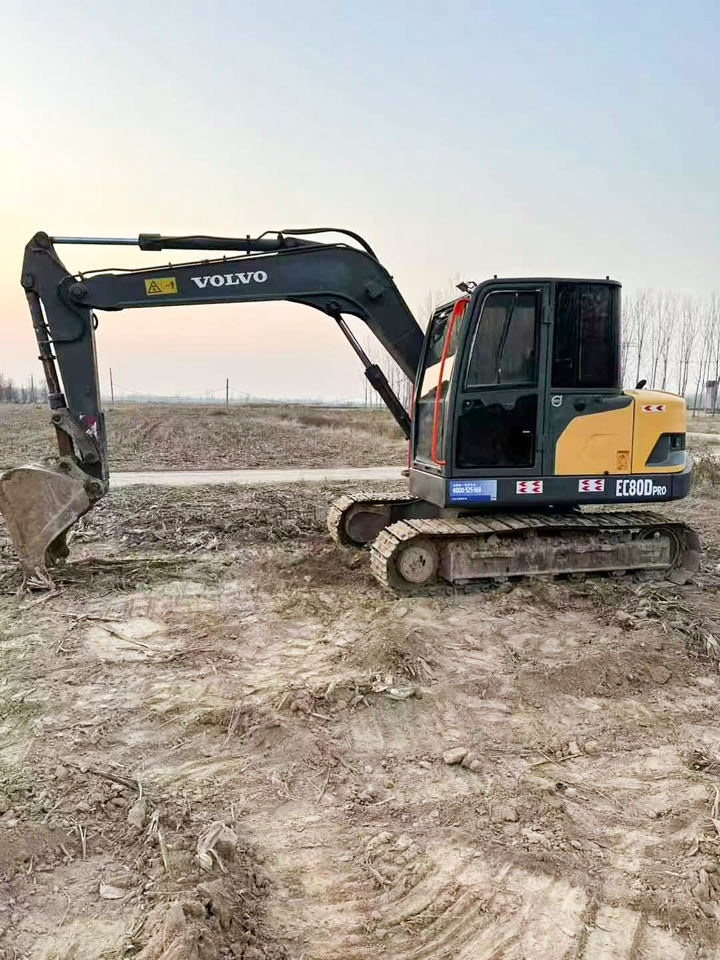 Volvo EC80D Mini Excavator Factory Painted 8 Ton Second Hand Core ...