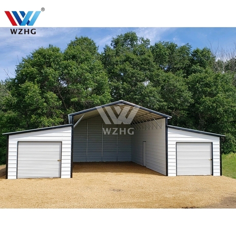 50x100 Steel Building Wzh Garage Storage Shed Metal Building Warehouse ...
