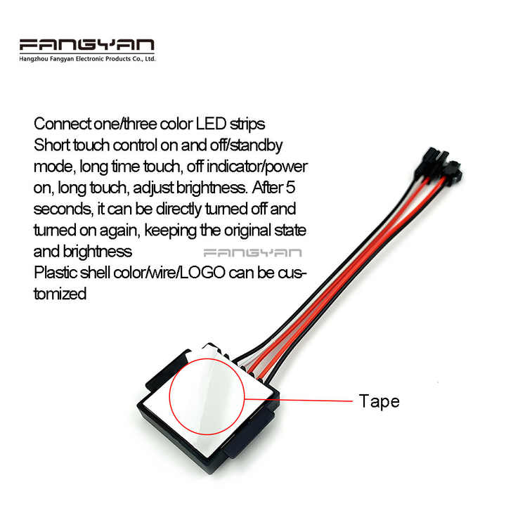Wholesale 12V36W Three-Color Capacitive Smart Dimmer Switch