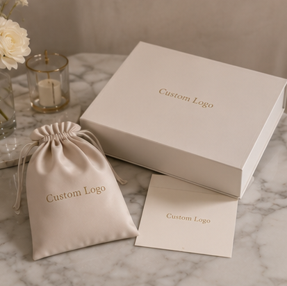 Custom Gift Box Pure Silk Eye Mask Scrunchie and Pure Silk Pillowcase 3 ...