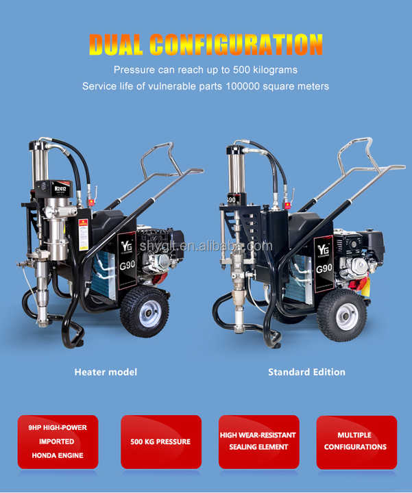 Epoxy Paint Sprayer - Heavy Duty Polyurethane Waterproofing