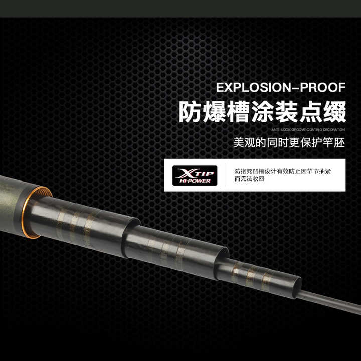 JIEN 4H Xuanlongjia 3.6m 4.5m Lightweight Large Fishing Rod Freshwater Fishing Rod Telescopic ...