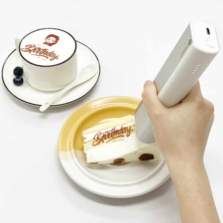 EVEBOT Portable Edible Ink Printer for Cakes - Digital Handheld Coffee ...