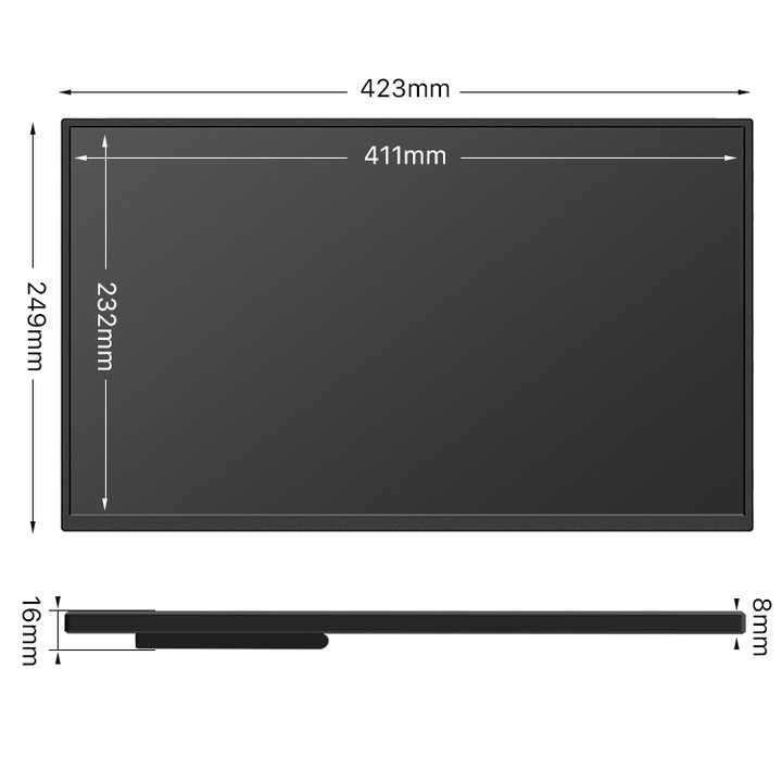 Factory Wholesale 18.5 Inch Screen Portable Gaming Monitor 18.5 ...