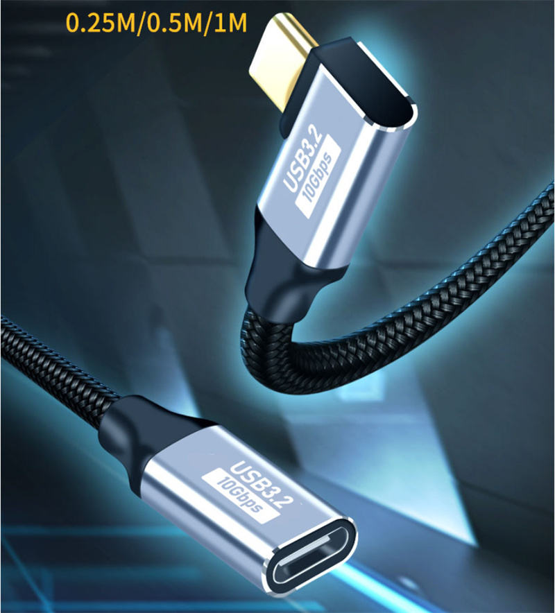 USB 3.1 Type C Gen2 5A 100W 10Gbps 4K 60Hz HD Video Cable Nylon Jacket ...
