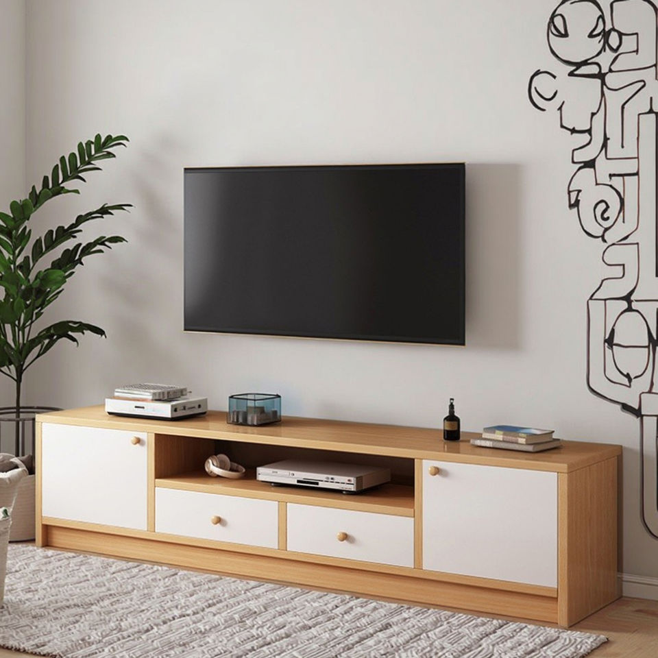 Dareko Modern European TV Cabinet with Storage Multi-Functional Eco ...