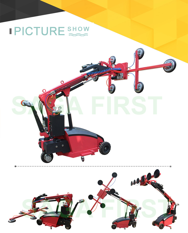 China High Quality 600kg Vacuum Lifter Glass Lifter Robot With Suction ...