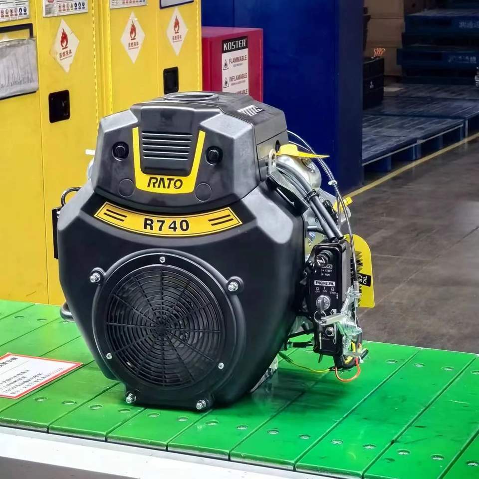 Rato R740D 739cc Dual Cylinder 4 Stroke Petrol Engine Construction ...