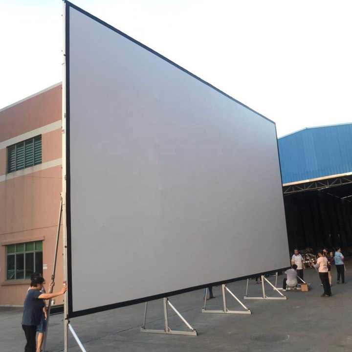 9x16 Fast Fold Projector Screen - Front & Rear Projection