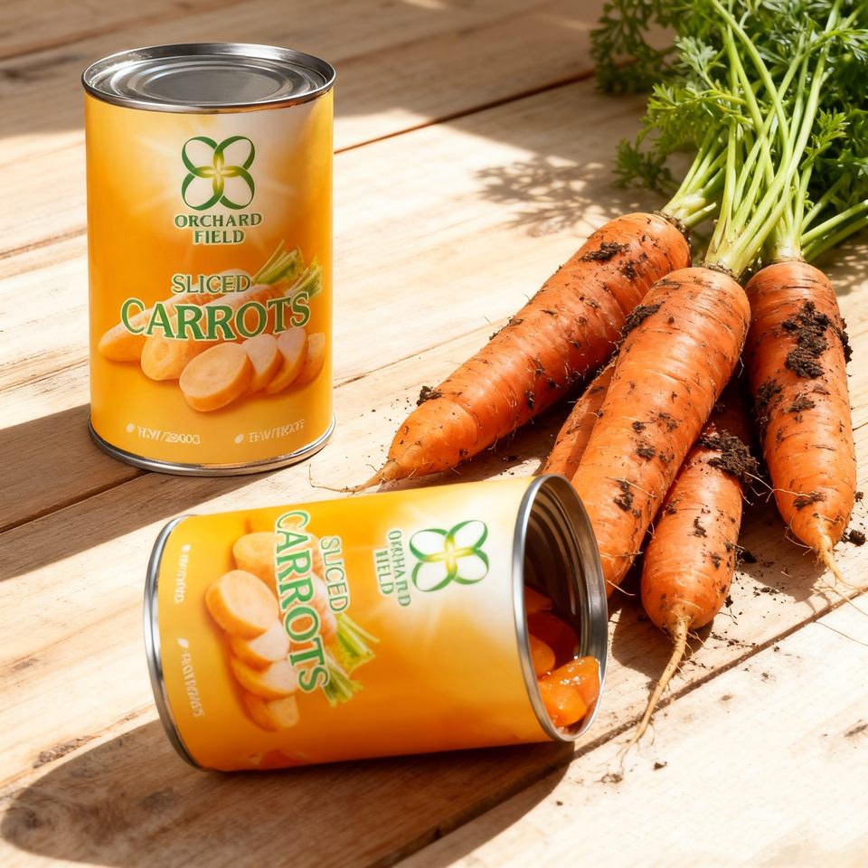 Export Grade Fresh Carrot Canned Food Ready-to-Eat No Additives ...