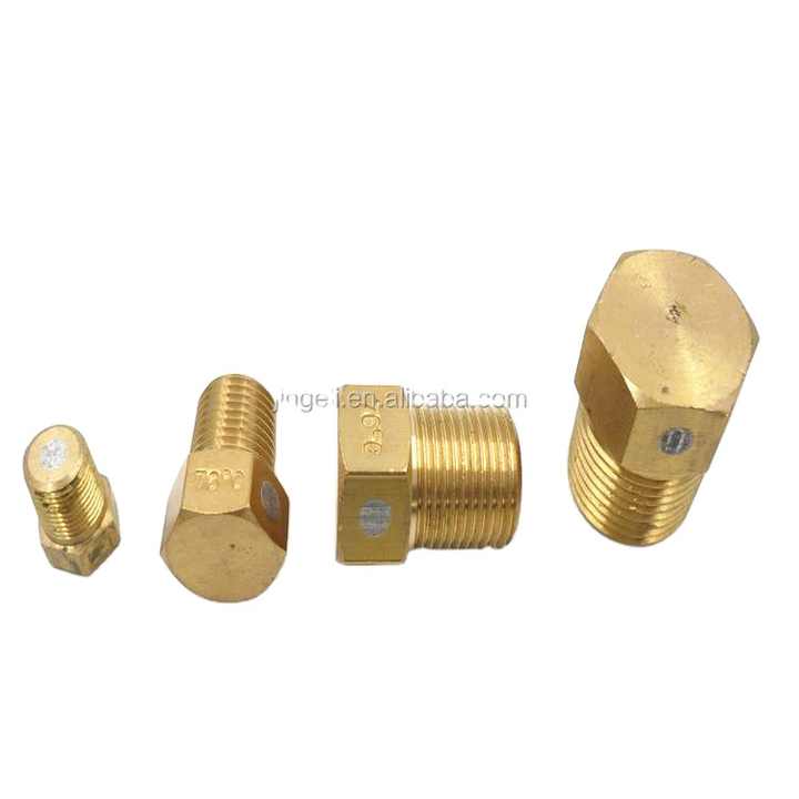 Refrigeration Brass Fusible Pipe Plug - 100 Degree Relief