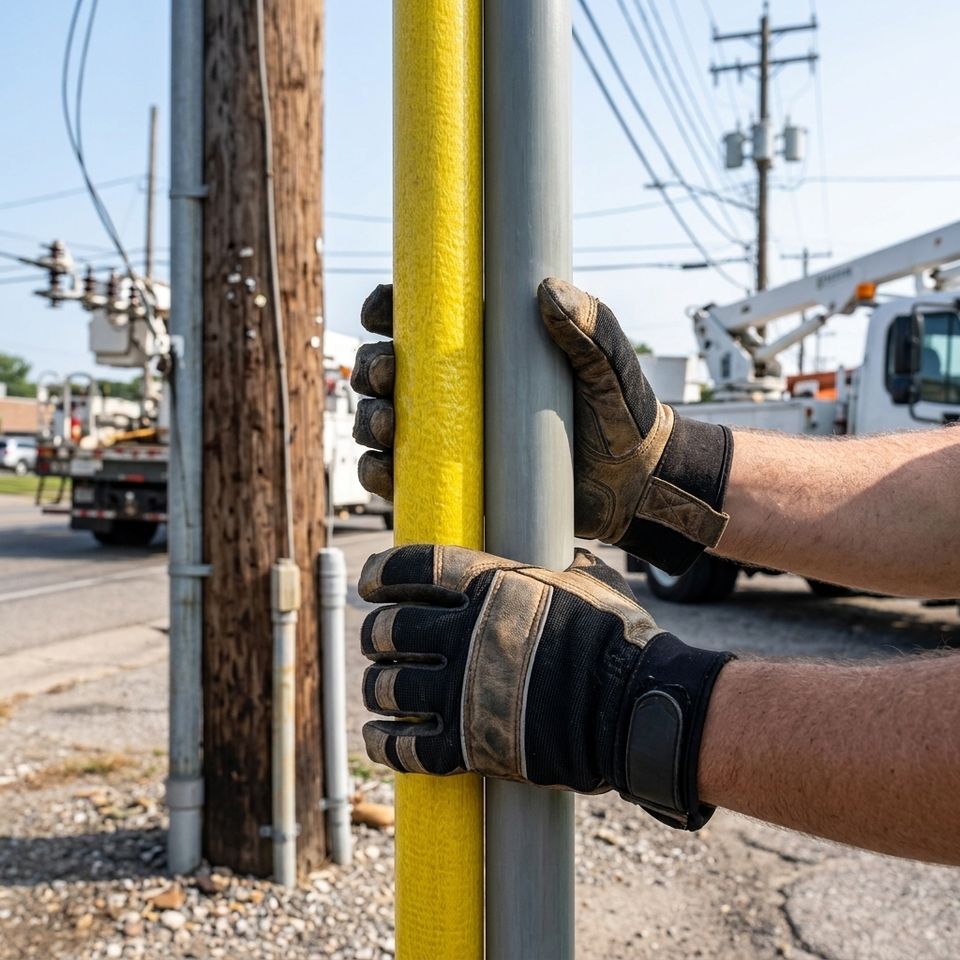 Pultruded Fiberglass Cross Arm for Power Grid Infrastructure Non ...