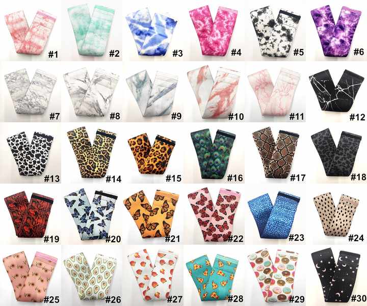 NQ SPORTS Fabric Booty Bands - Custom Printed Exercise Bands