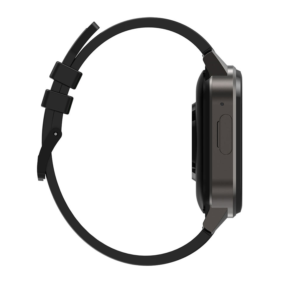 Android Smartwatch 4G Square AMOLED Display IP67 Waterproof Unisex GPS ...