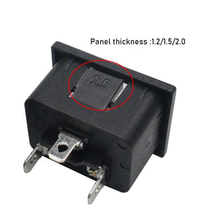 AC Inlet Power Socket IEC EN60320 C20 Male - 16A 20A 250VAC